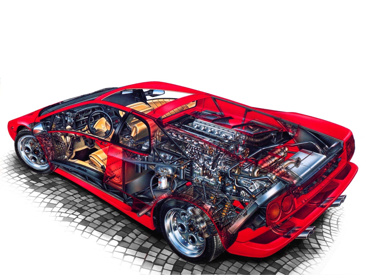 Lamborghini Diablo Ecorché - Echoretro